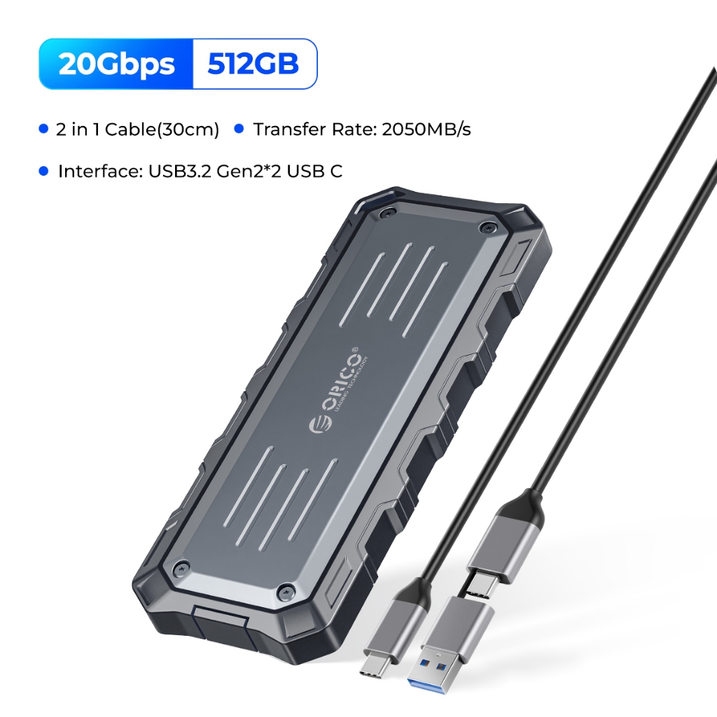 ORICO Mecha Portable SSD 2000MB/S External Solid State Drive 2TB 1TB ...