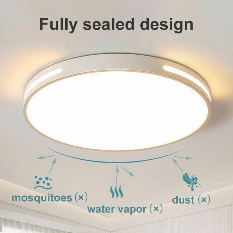 72/24W Ceiling light bedroom three-color 50000h energy-saving light ...