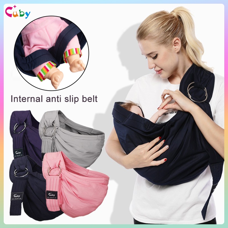CUBY Baby Sling Ergonomic 4-in-1 Baby Carrier ,Soft Adjustable Ring ...