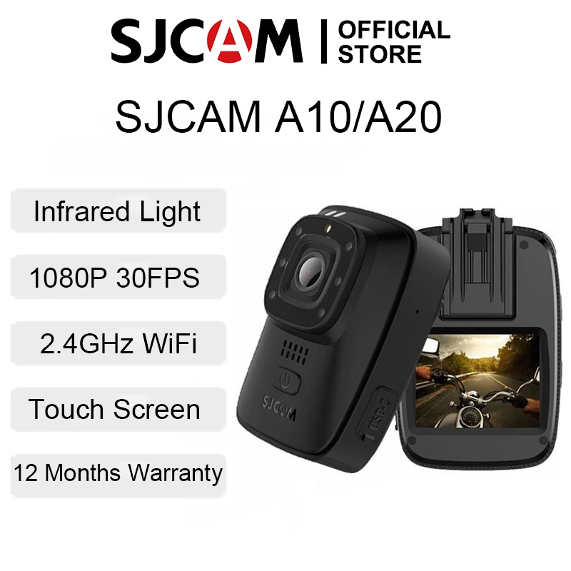 SJCAM A10 Action Camera Police Body Camera Full HD Night Vision ...
