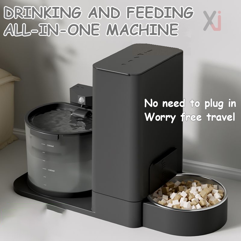Smart Automatic Pet Feeder Cat Dog WIFI Pet Feeder automatic water and ...