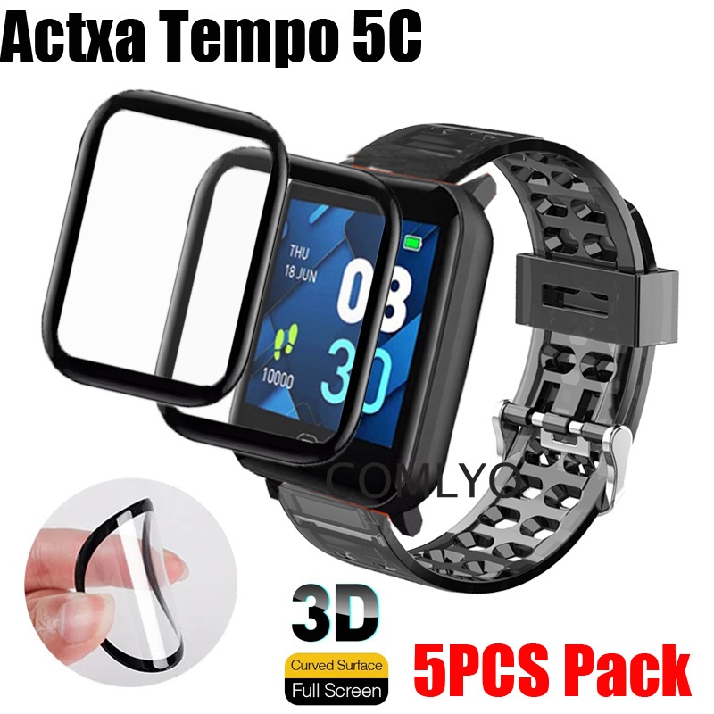 For Actxa Tempo 5c Screen Protector Protective Smart watch Cover Film ...