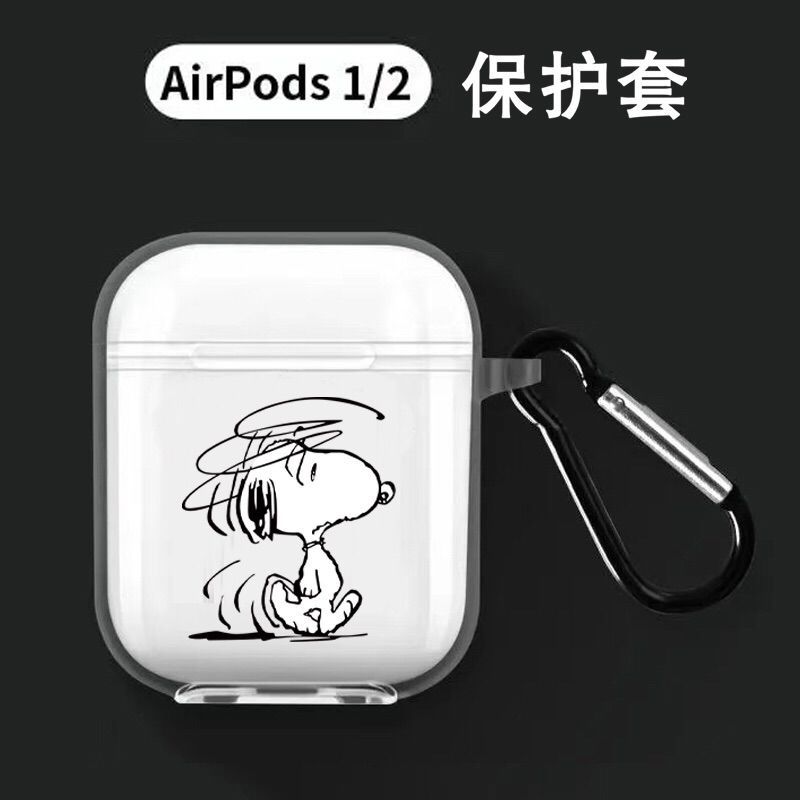 For Airpod 1 2 3 pro Protective Case Cover Transparent Cute Cartoon ...