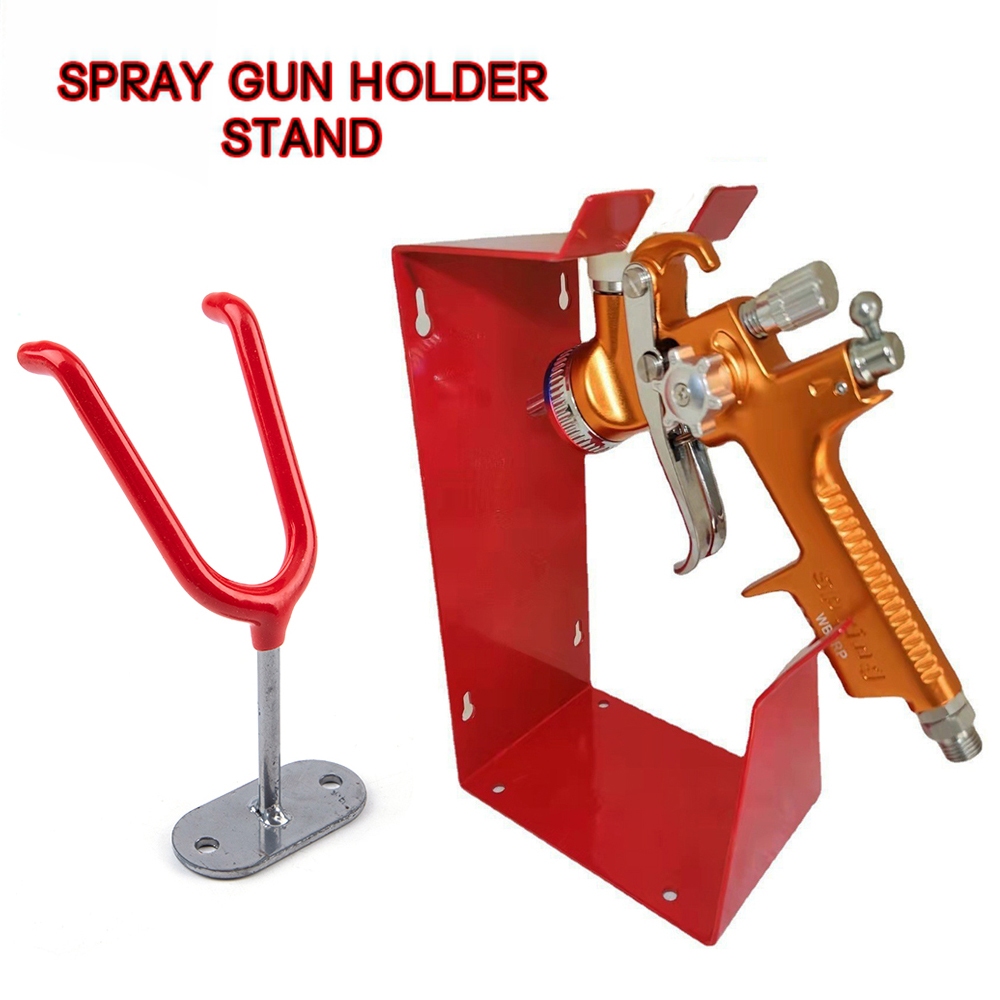 Paint Spray Gun Holder Upper Pot Spray Gun Universal Bracket Spray Tool ...