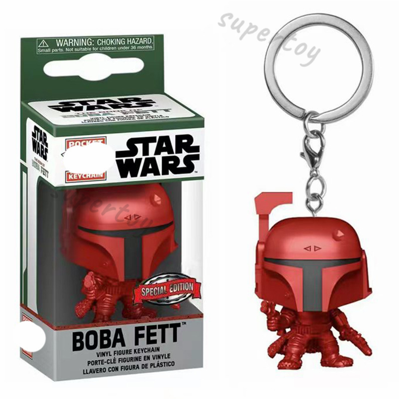 Funko Pop Keychain Star Wars Ahsoka Mandalorian Baby Yoda Stormtrooper ...