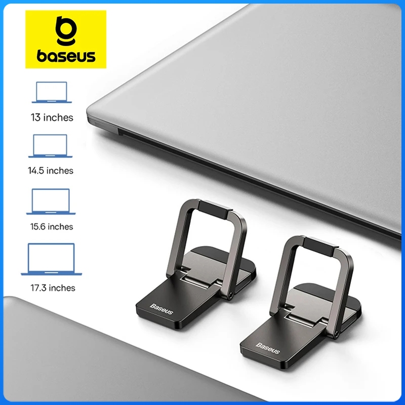 Baseus Foldable Laptop Stand Portable Notebook Support Base Holder Adjustable Riser Cooling ...