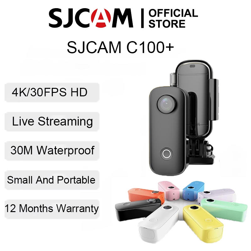 SJCAM C100+ Mini Action Camera 4K/30FPS HD Digital Camera Waterproof ...