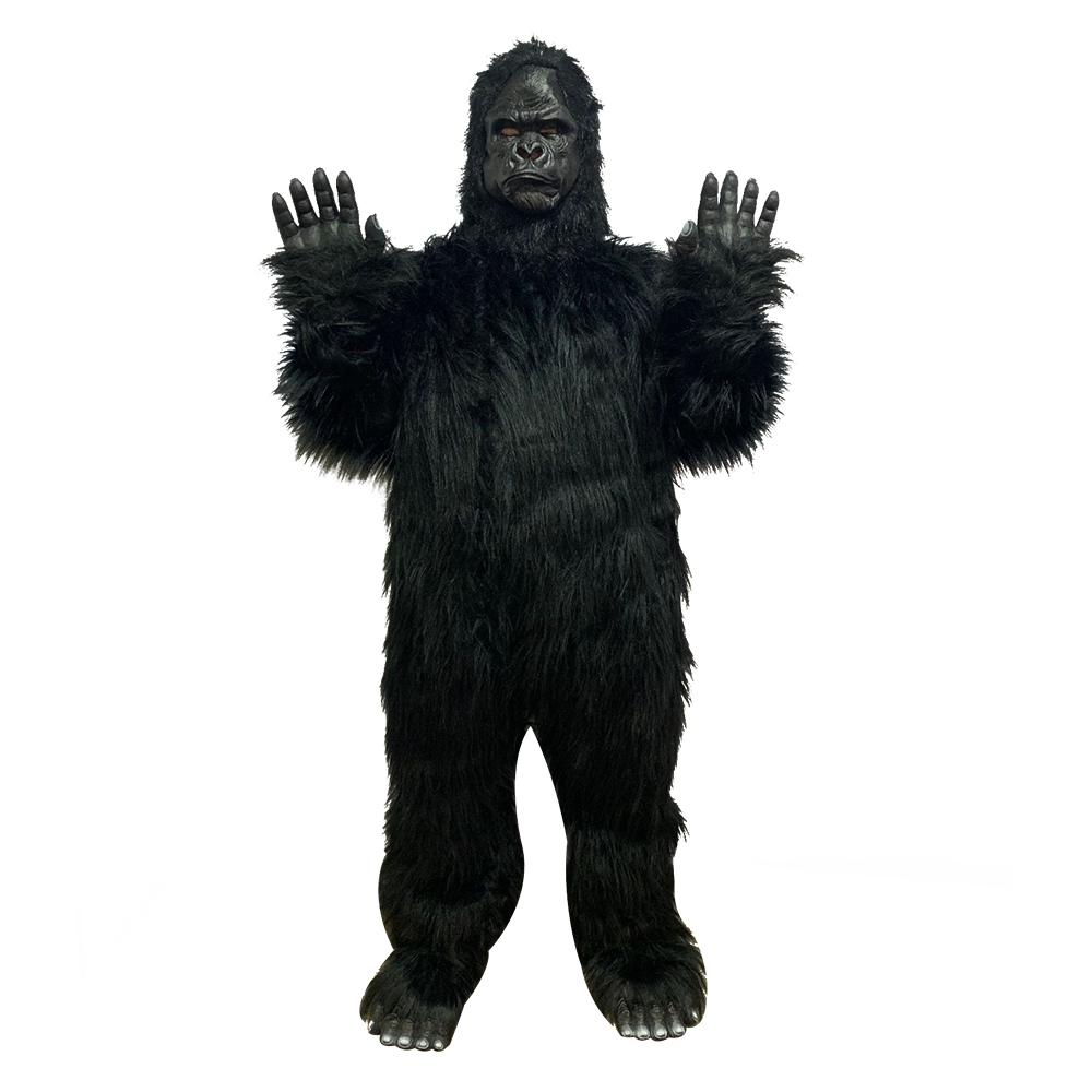 Fast Delivery Adult Deluxe Gorilla Halloween Costume Men Ferocious ...