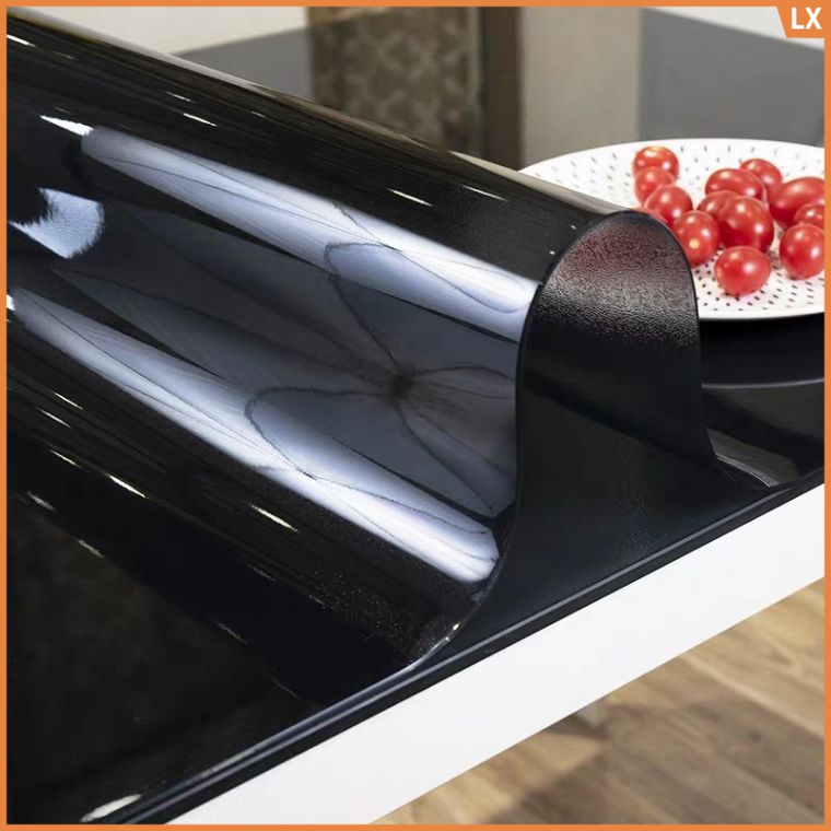 Table Mat Transparent Clear PVC Soft Crystal Glass Waterproof Desk ...