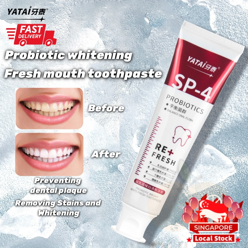【SG Stock】Yatai Probiotic Whitening Shark Toothpaste, Teeth Whitening ...