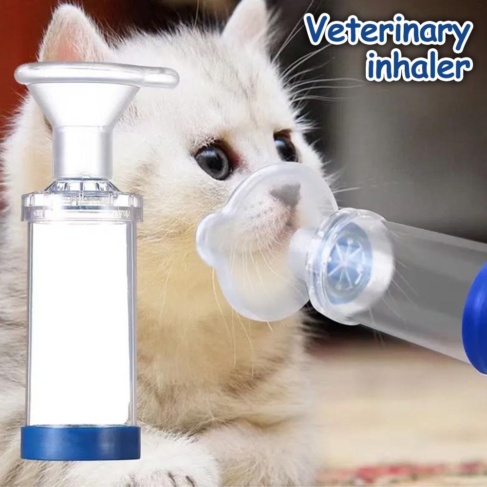 Can act Veterinary Feline Aerosol Chamber Medical Asthma Inhaler Spacer ...