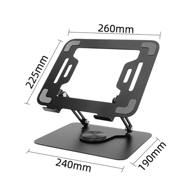 [SG] 360°Rotating Aluminum Laptop Stand Tablet Stand Metal Desk ...
