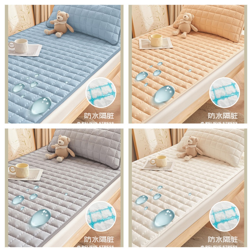 【Ready Stock 】100%Waterproof Mattress Protector Fitted Bedsheet Tatami ...