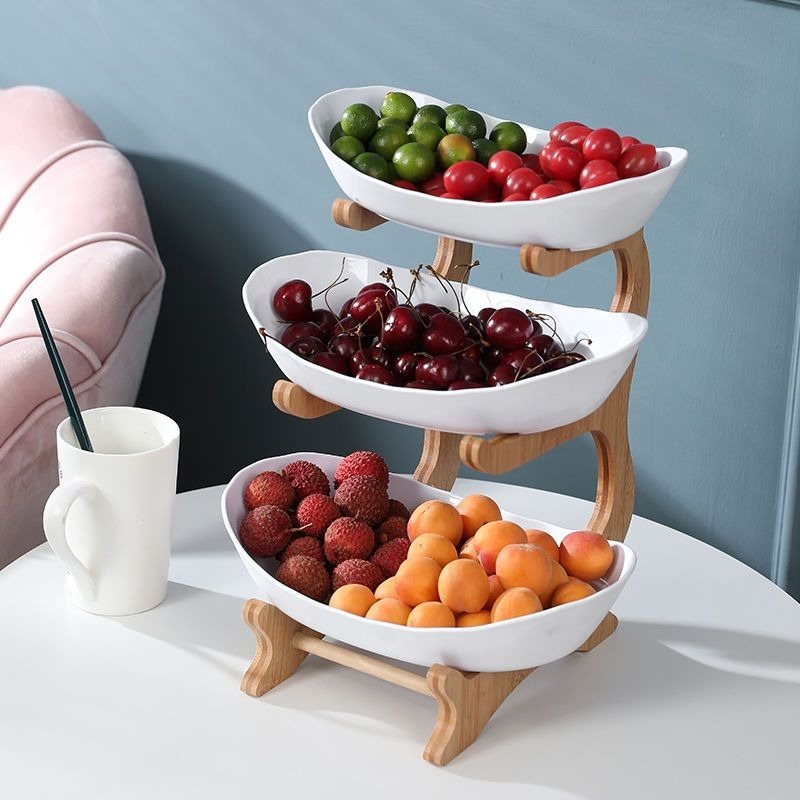 Luxury Fruit Plate for Living Room, Snacks, Nuts, Cake, and Dessert ...