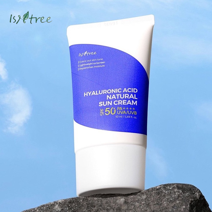 ISNTREE HYALURONIC ACID WATERY SUN CREAM SPF 50+ 50ML | Shopee Singapore