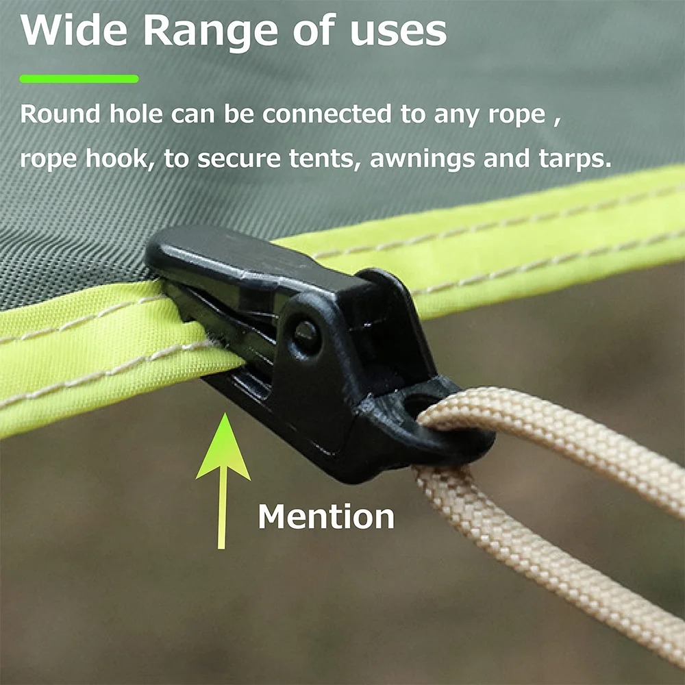 Crocodile Mouth Style Tent Clip Waterproof Canopy Clip Snap Oilcloth ...