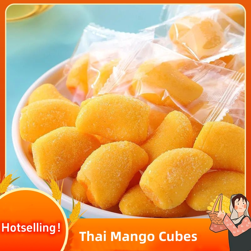 Thai Mango 5jin Cake Juice Fudge Gummy Candy Kids Snacks Fruit Flavored ...