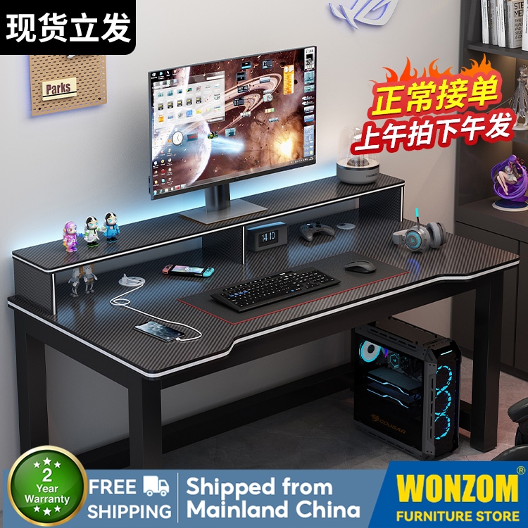 WONZOM Gaming Table Simple Modern E-sports Gaming desk Computer Table ...