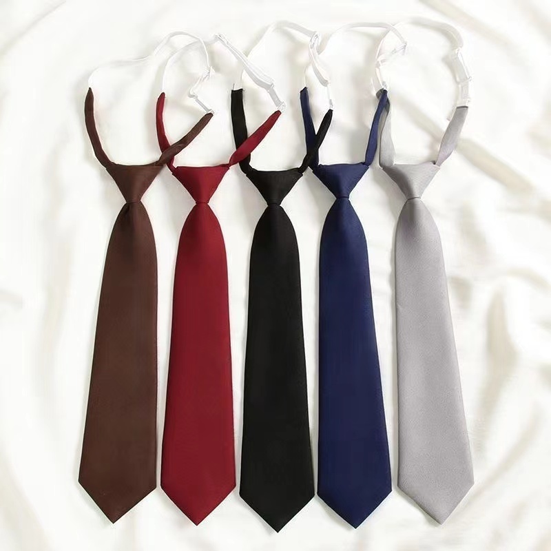 JK Tie female Korean Japanese school style black navy blue school ...