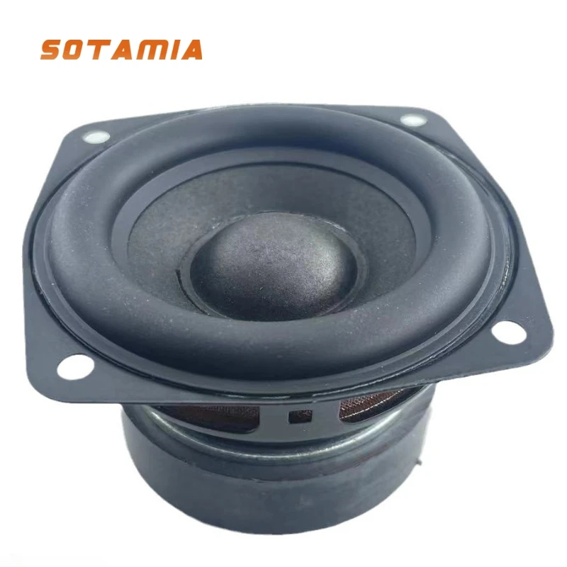 SOTAMIA 1Pcs 3 Inch Subwoofer Speaker Hifi Home Music Audio 4 Ohm 15W ...