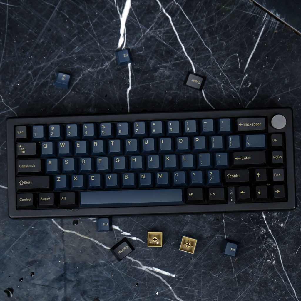 176 Keys GMK Blue/Red Samurai keycaps mechanical keyboard keycaps ABS ...