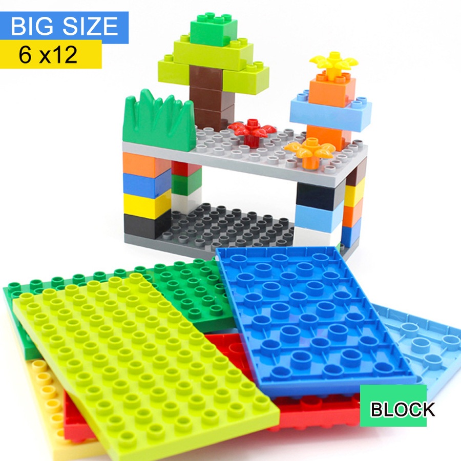 8x16 Dots Building Blocks BasePlates for Big Size Bricks Plate Assembly ...