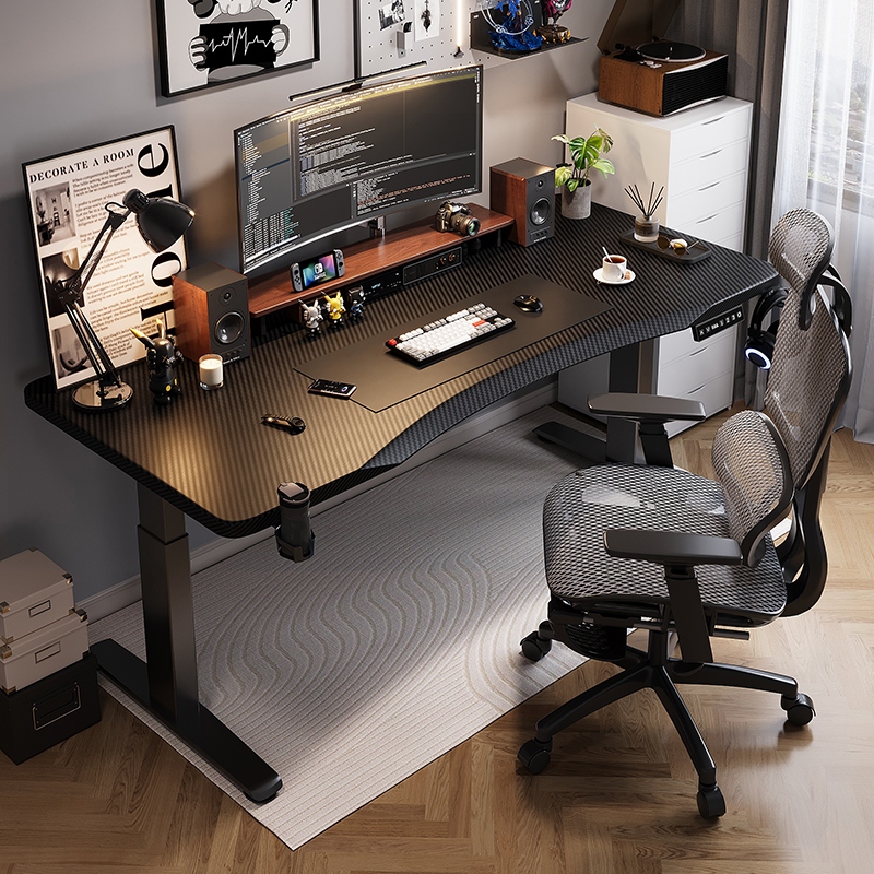 Study FL Table Gaming Desk Ergonomic Standing Electric Height ...