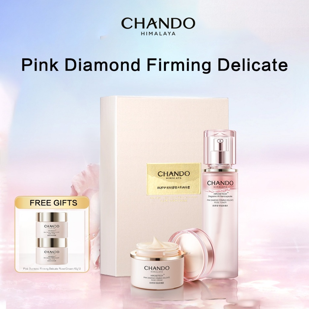Chando Himalaya Pink Diamond Rose Skin Care Set Lifting Firming ...