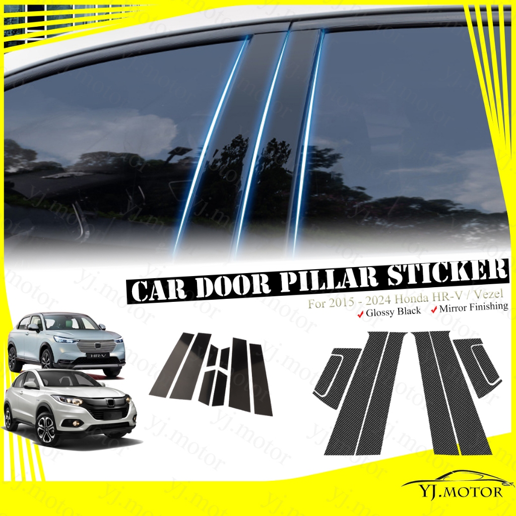 For 2015 - 2024 Honda HR-V HRV VEZEL Door Window Pillar Cover Trim ...