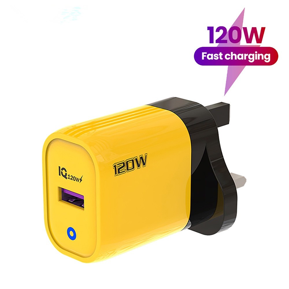 120W Fast Charger Adapter Quick Charge 3.0 USB Charger Mobile Phone ...