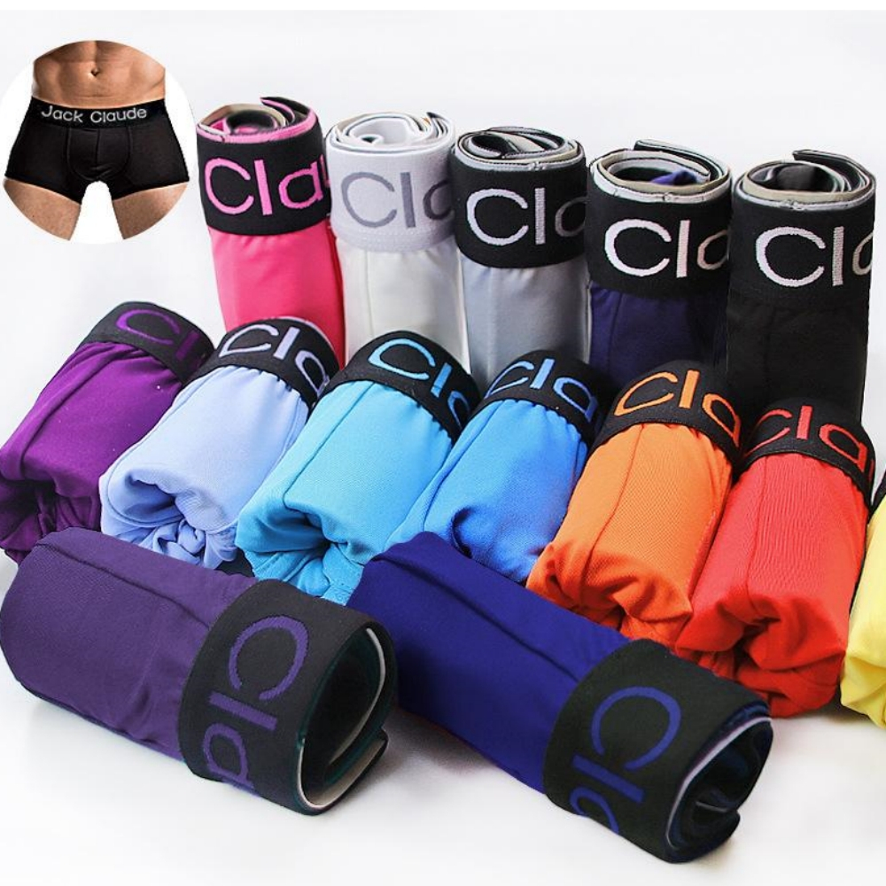Jack Claude Men's Boxer Trunks Ice Silk Plus Size Underwear for Men ...