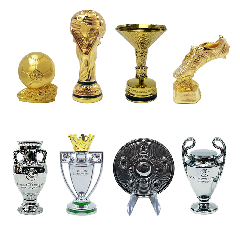 Mini trophy ornament keychain Premier League UEFA Champions League ...