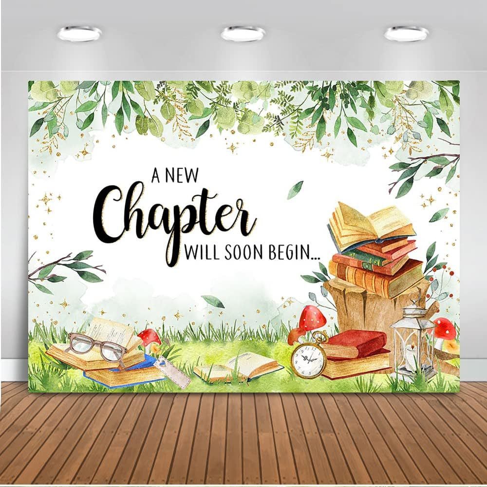 5x3ft A New Chapter Will Soon Begin Photography Backdrop Farewell Party ...