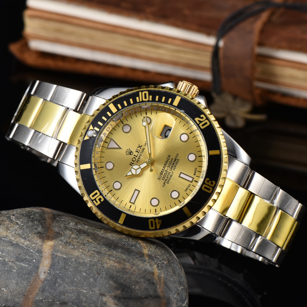 R ROLEX ROLEX Diary Type Series Quartz Movement Date Display Unisex ...