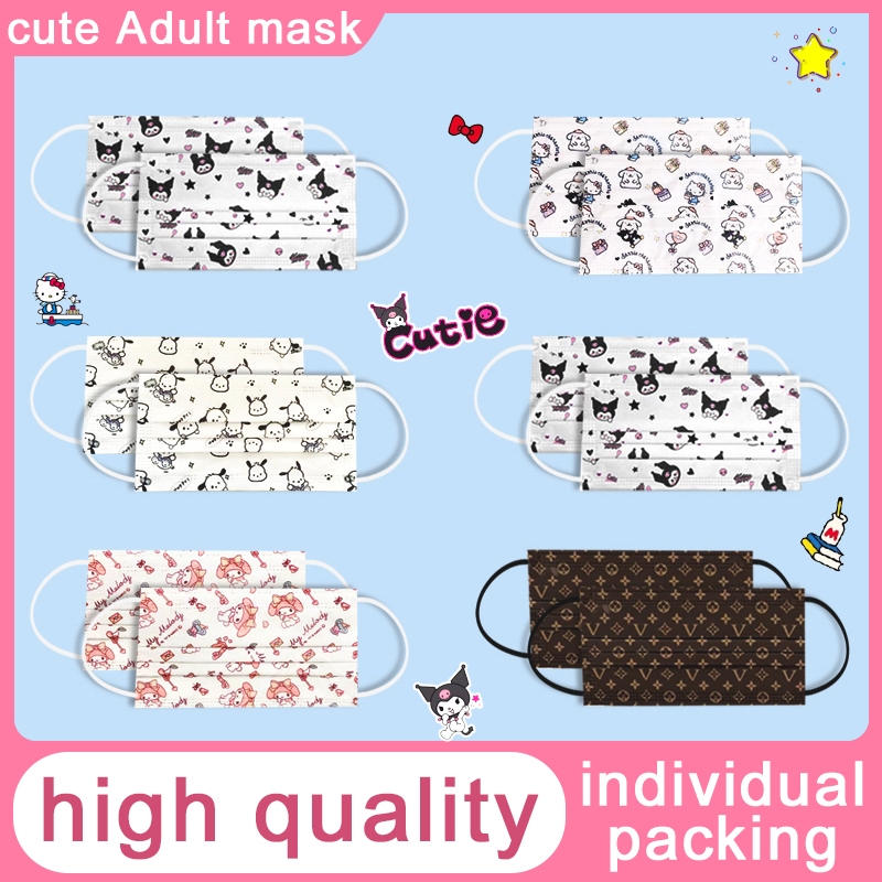 Prepare for shipment ⚡ Sanrio/Melody/Kuromi cartoon mask adult masks ...