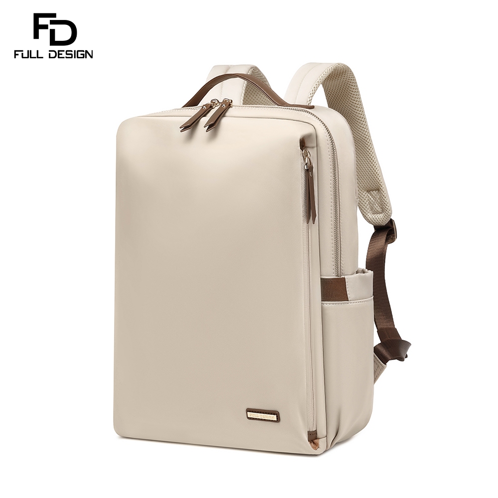FULL DESIGN Hillary Large-Capacity Waterproof Laptop Backpack | Shopee ...