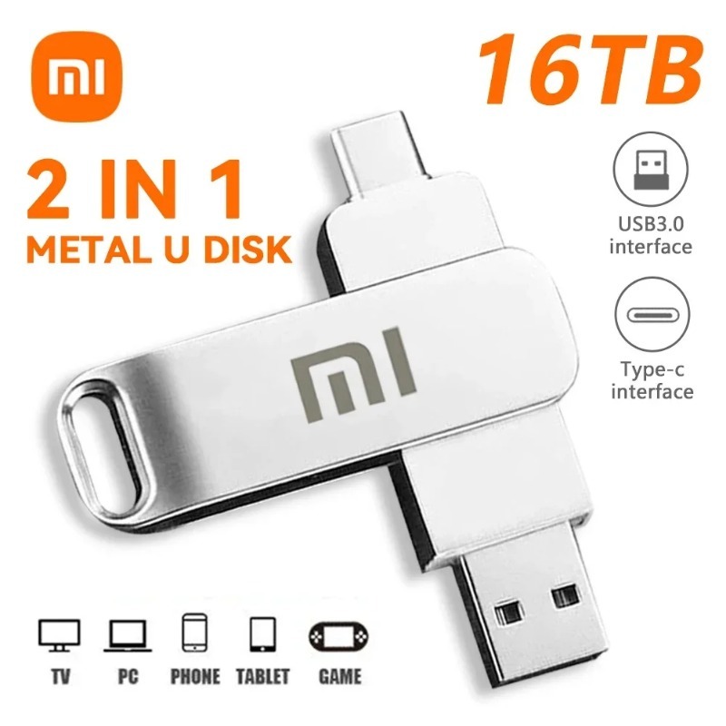 Xiaomi 16TB USB 3.0 High Speed 8TB 4TB 2TB 1TB Transfer Metal Storage ...