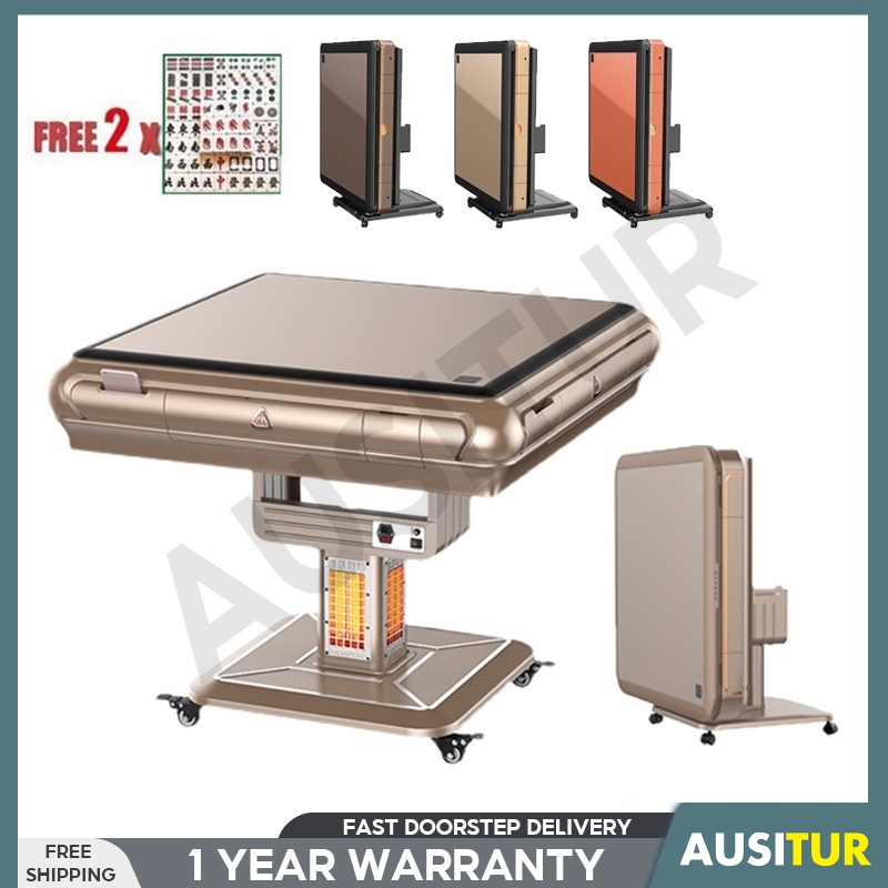 AUSITUR Fully Automatic Mahjong Machine Household mute Folding Heating ...