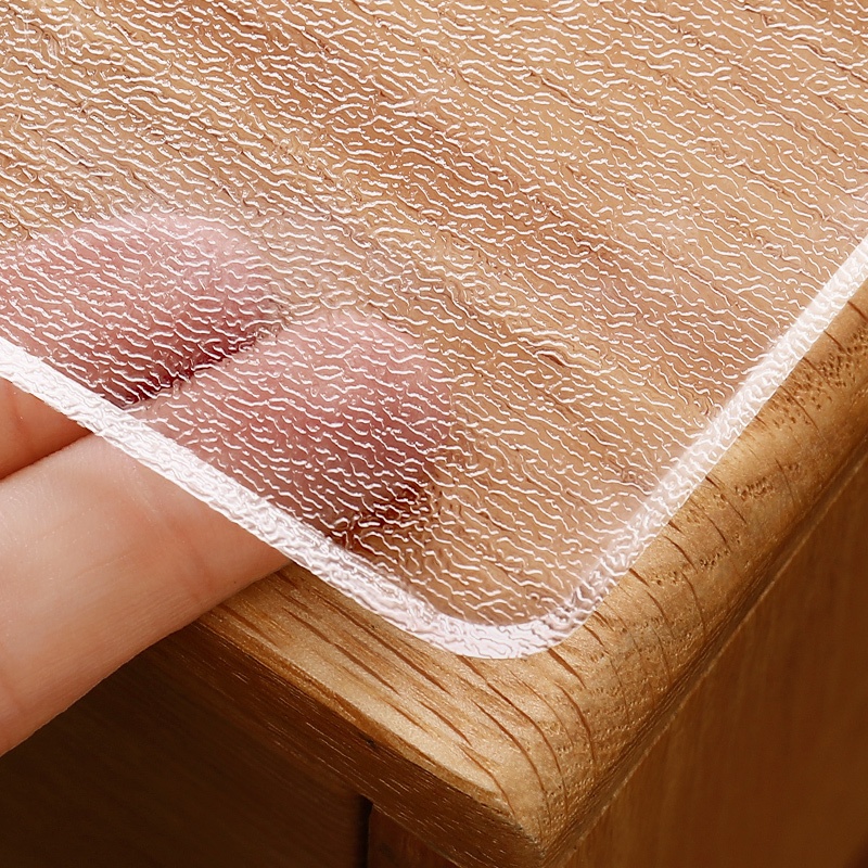 PVC Transparent Table Mat Soft Glass Waterproof And Oil-proof No-wash ...