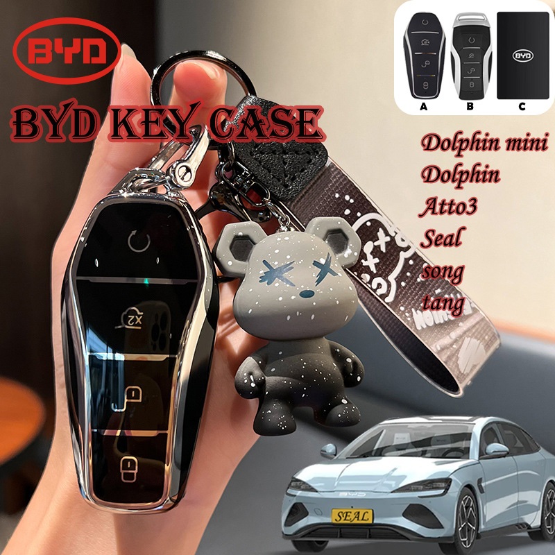 BYD car key case for BYD Dolphin/Atto3/Seal/Dolphin mini/song/tang TPU ...