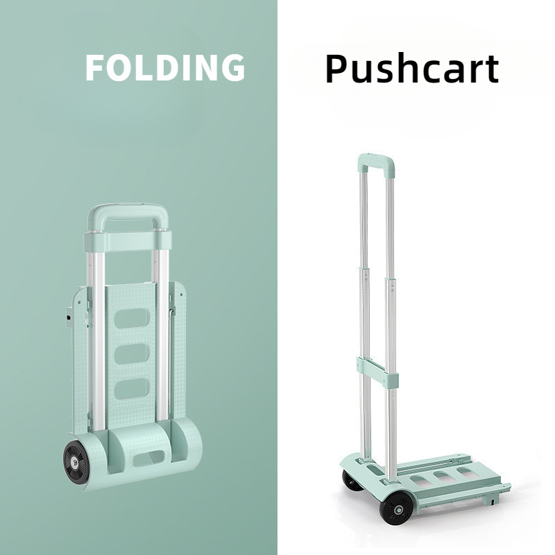 Foldable trolley Small Trolley Small folding cart Tool household ...