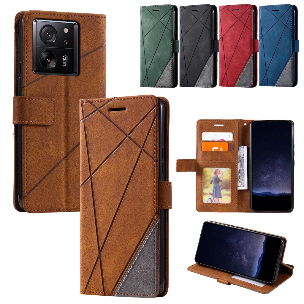 Flip Case for iPhone 16 Pro Max 14 15 Plus 12 13 Mini 11 Pro PU Faux ...