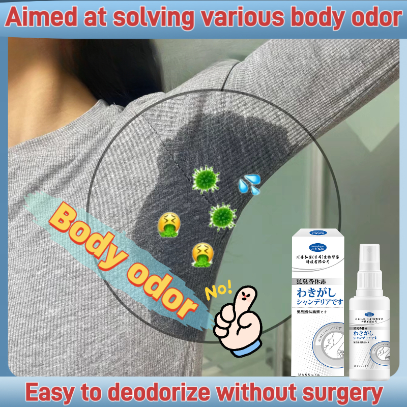 armpit deodorant spray antiperspirant spray 35ml body odour remover ...