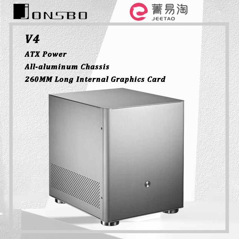 Jonsbo V4 MINI-MATX/ITX Case MATX Motherboard All-aluminum Chassis ATX ...