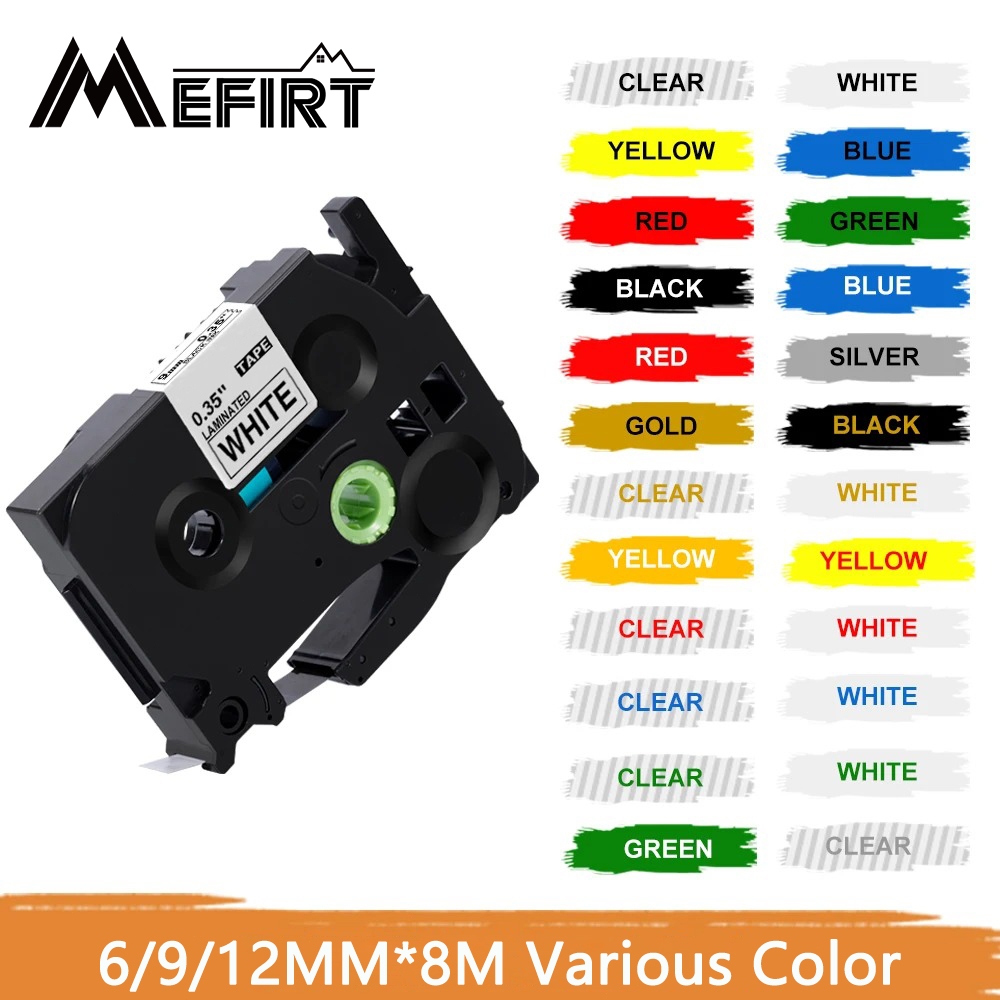 Compatible Tze Tape 6/9/12mm tze231 tze221 tze211 Compatible Brother ...