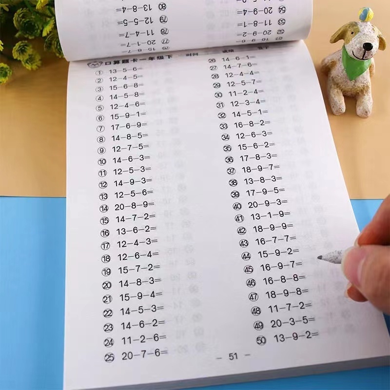 【2 Books】Children Addition and Subtraction Book Maths Exercise Book ...