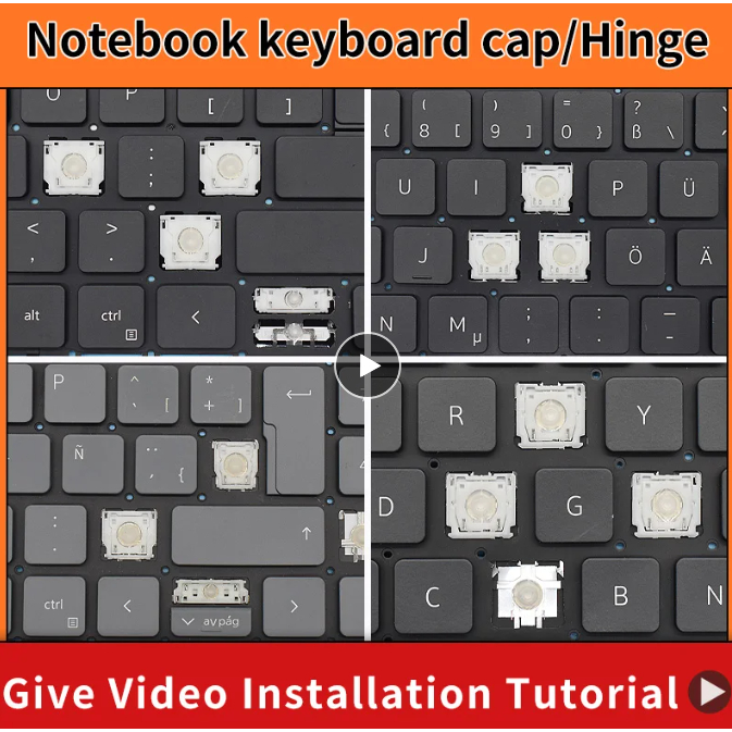 Replacement Keycap Key cap Hinge for Dell Latitude 3320 3420 Vostro 13 ...