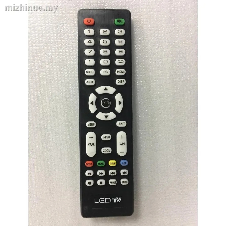 VGL Remote / Remote Replacement for VGL LED TV Coby LED TV CENTRIX LED ...
