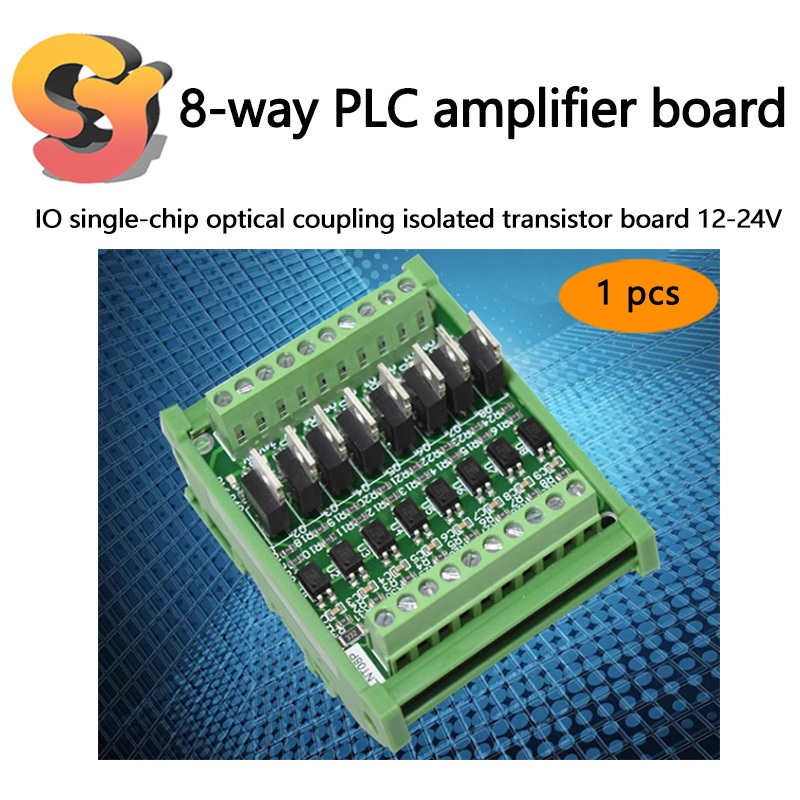 [Ready Stock Supply] 1pcs 8ch PLC Amplifier Board Output NPN Input ...
