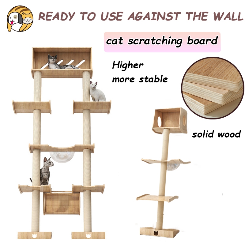 Cat Climbing Frame Inclined Tower Space Capsule Wall-Mounted Punch-Free ...